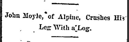 Fact vs. Fiction: Pioneer John Rowe Moyle and His Wooden Leg – Wheat ...