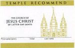Temple Recommend Evolution – Wheat & Tares