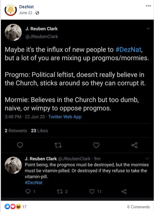 DezNat and the Latter-day Saint Vigilante Tradition – Wheat & Tares