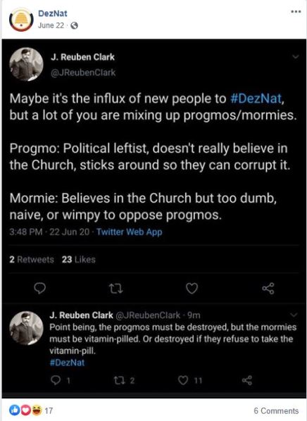 DezNat and the Latter-day Saint Vigilante Tradition – Wheat & Tares