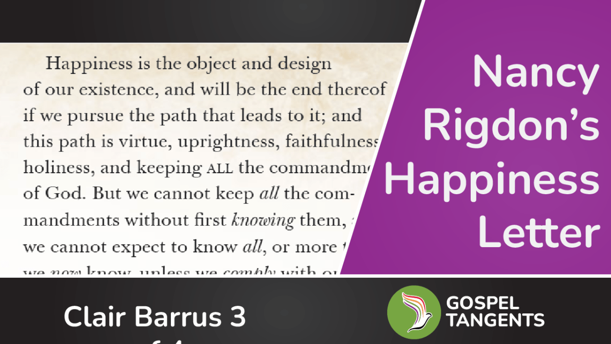 Joseph Kingsbury & William Clayton’s Polygamy Roles – Wheat & Tares